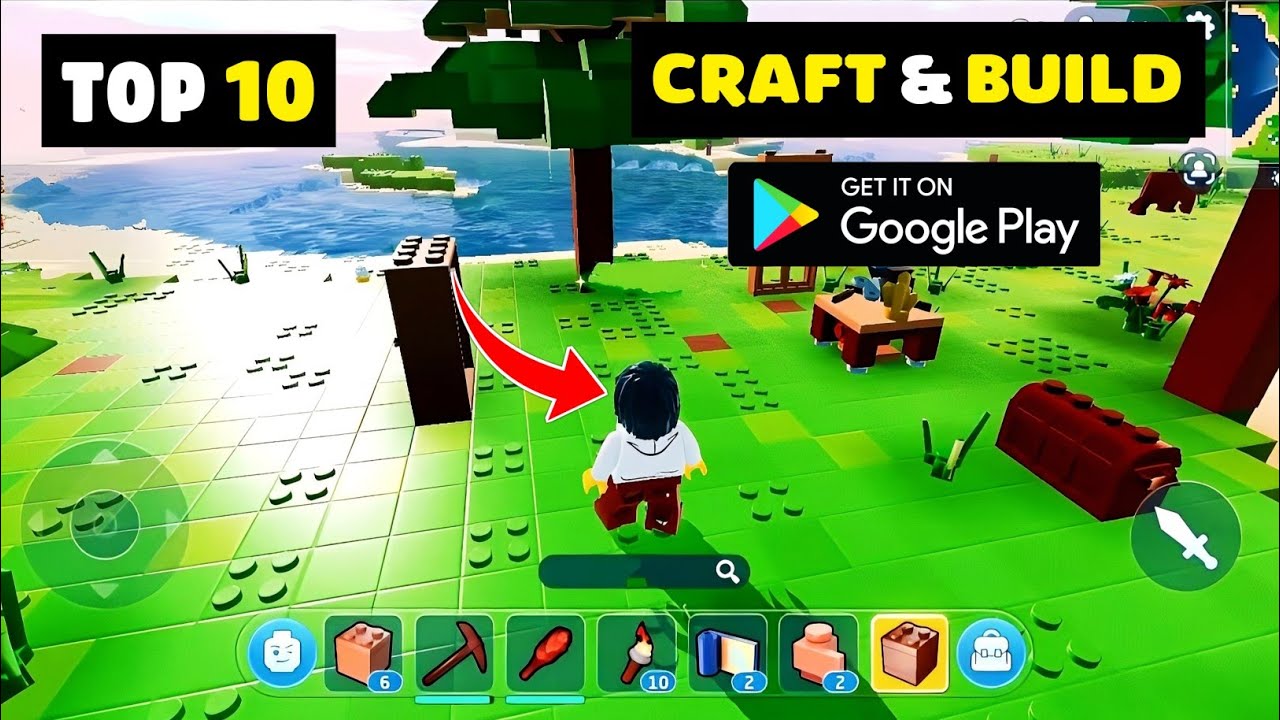 Top 10 Best Games Like MINECRAFT For Android In 2023 | Amazing Graphics ...