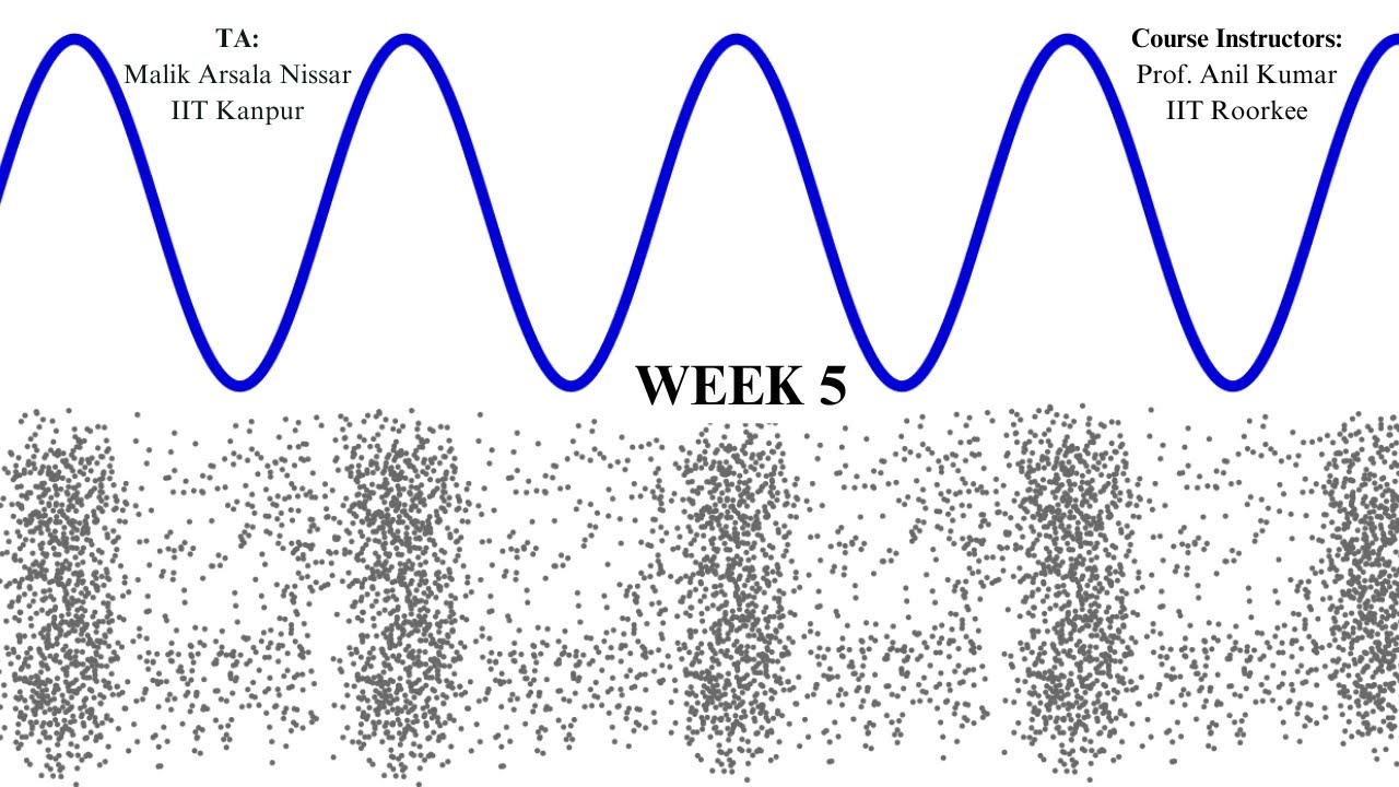 Pre recorded Session, Problem Solving Week 5-Introduction to Mechanical Vibration - YouTube