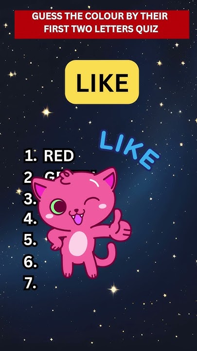 Guess the Color By their First 2 letters in 60 seconds? #shorts #quiz # ...