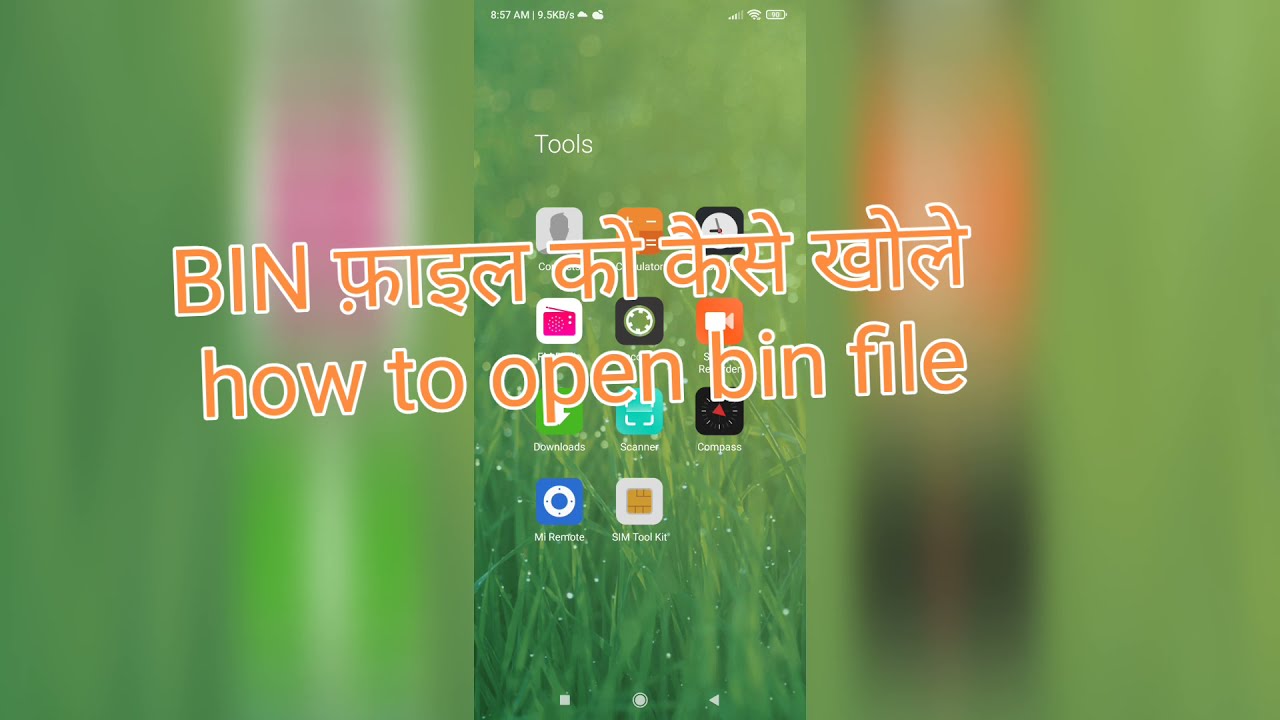 How To Open Bin File Bin YouTube How To Open Bin File Bin YouTube