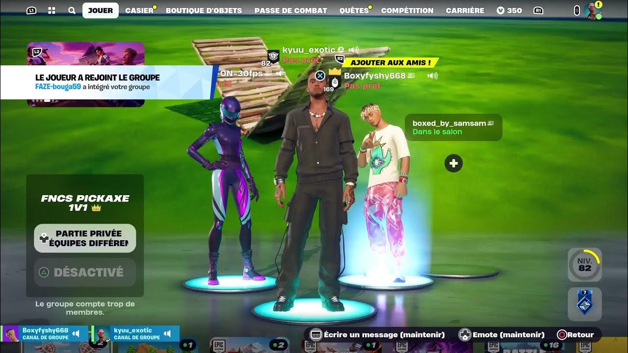Live fortnite fncs avec mon mate - YouTube