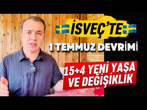 İSVEÇ￼’TE 1 TEMMUZ DEPREMİ : 19 YENİ YASA VE DEĞİŞİKLİK UYGULANMAYA BAŞLANDI
