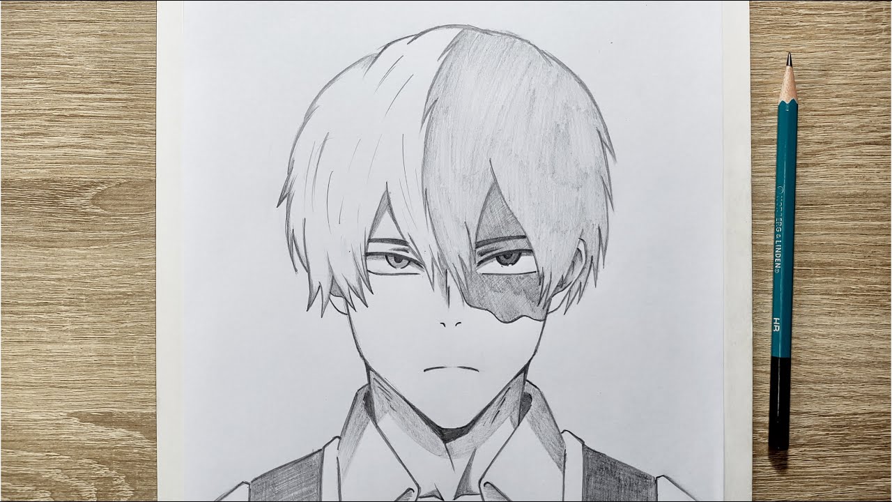 Comment dessiner Shoto Todoroki dans My Hero Académia | Dessiner un ...