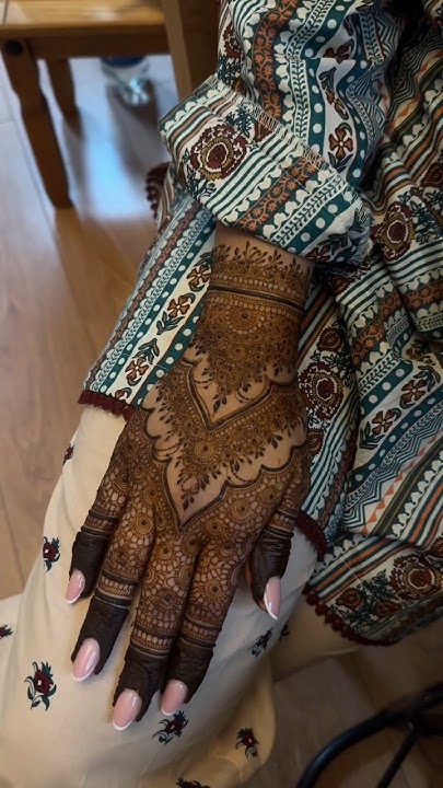 back hand Mehedi design #shortvideo - YouTube