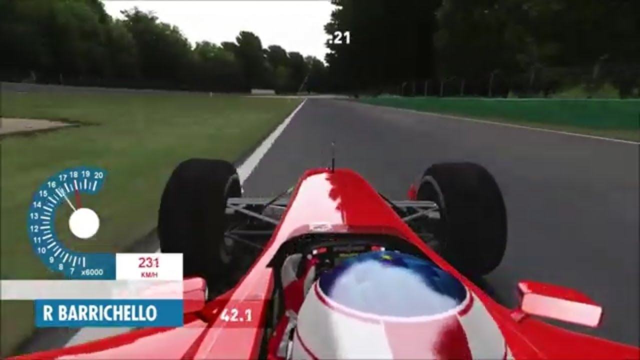 F1 Monza 2001 - Rubens Barrichello OnBoard - Assetto Corsa - YouTube