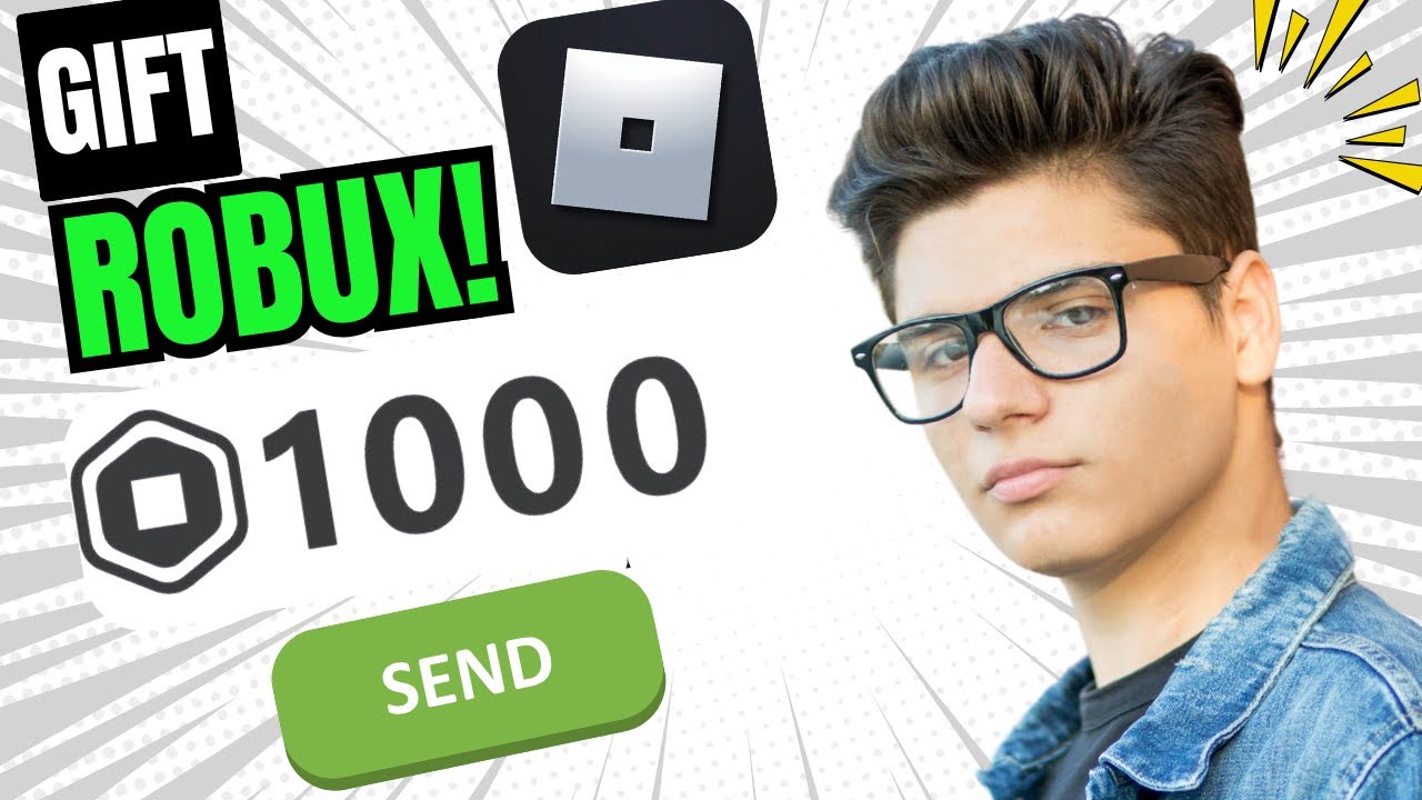 How To Gift Robux in Roblox 2025 🎁 | Send Robux to Friends Easily! 🕹️ ...