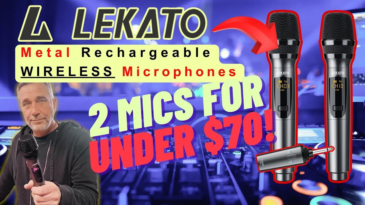 Mike helps me demo the Lekato Mic Kit | Dual mics and a receiver -The ...