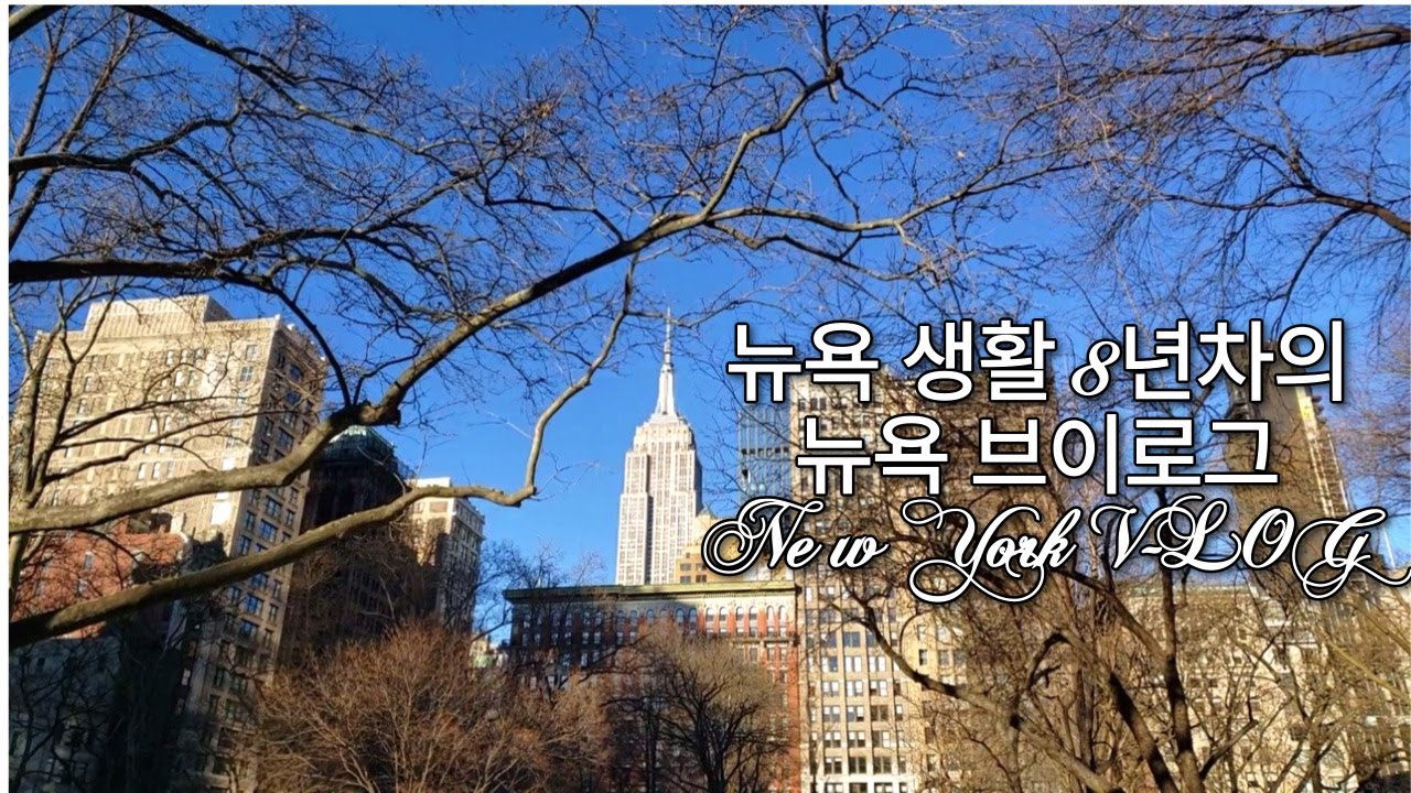 1080p)New York V-log /뉴욕 생활 8년차의 뉴욕 브이로그 / 유니언스퀘어, 메디슨 스퀘어, 플랫아이언 - YouTube