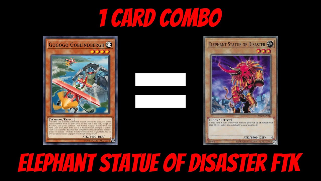 1 Card Elephant Statue of Disaster FTK - YouTube