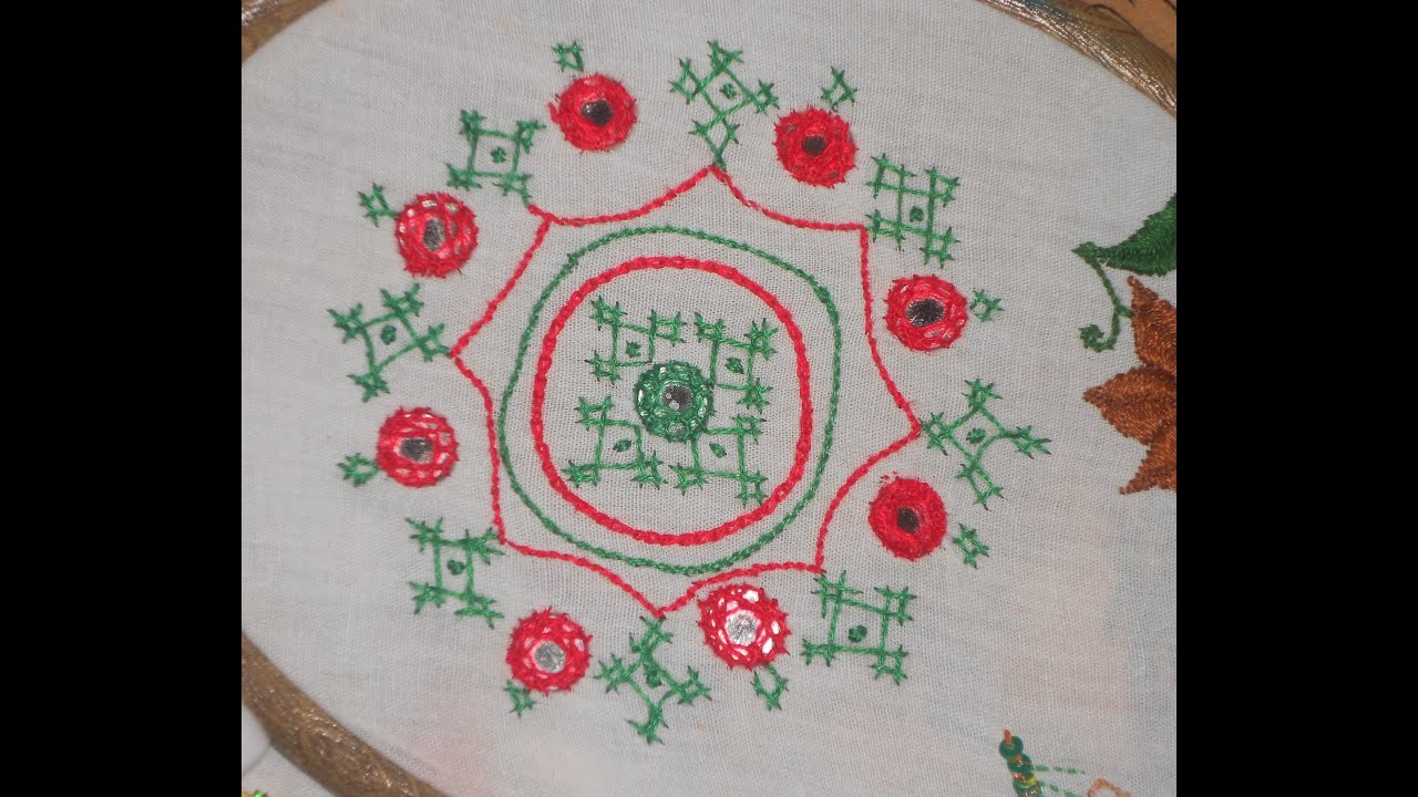 Hand Embroidery | SIMPLE AND ELEGANT DESIGN | USING LATTICE WORK ...