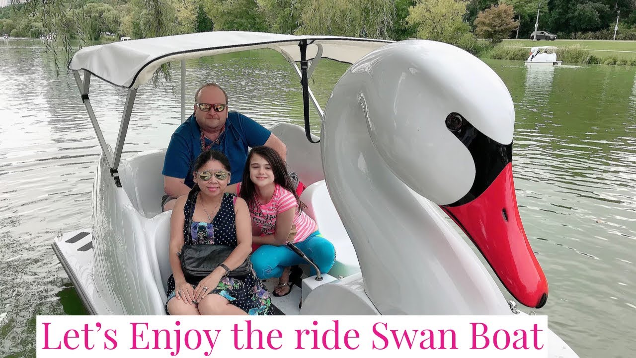 Swan Boat Wheel Fun - YouTube