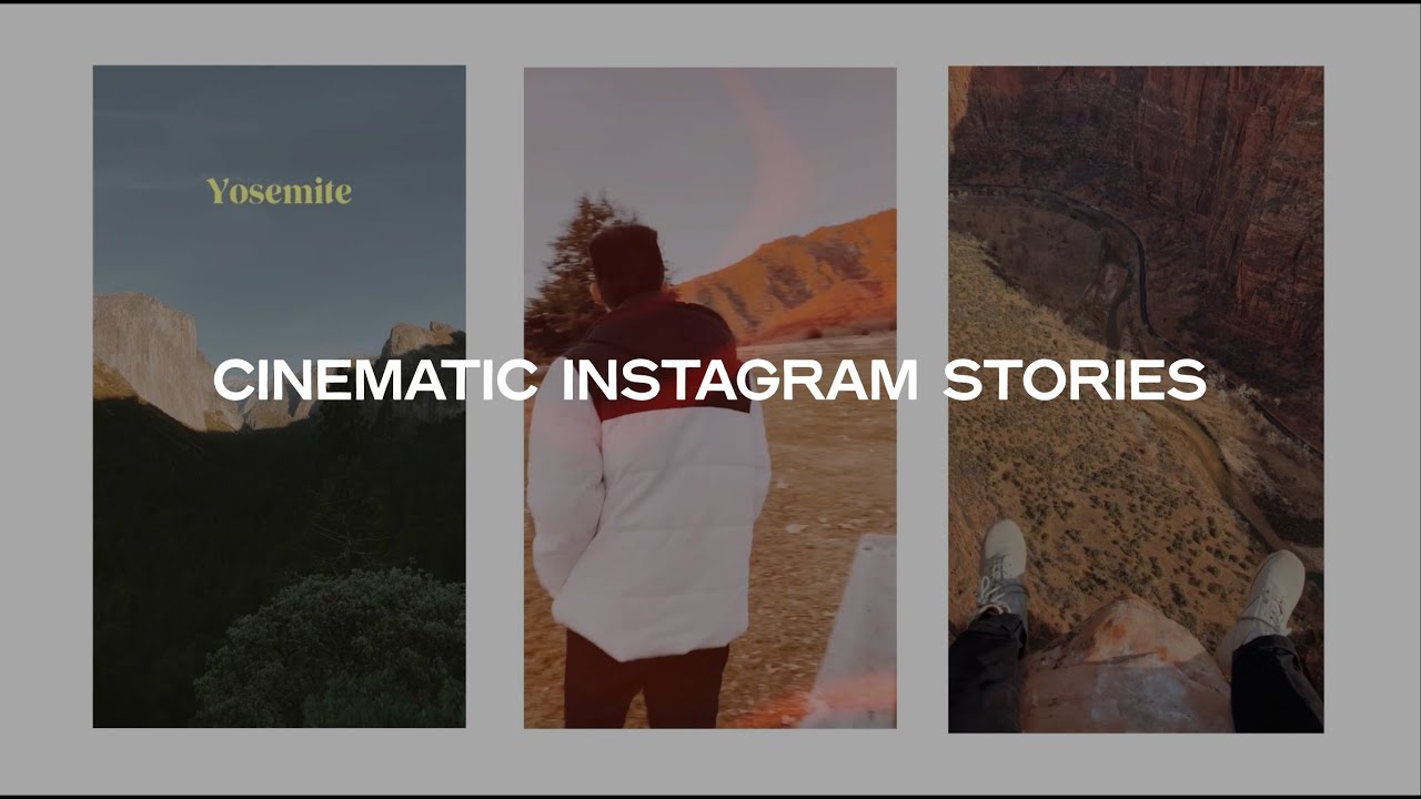 how I make my instagram stories look cinematic - YouTube