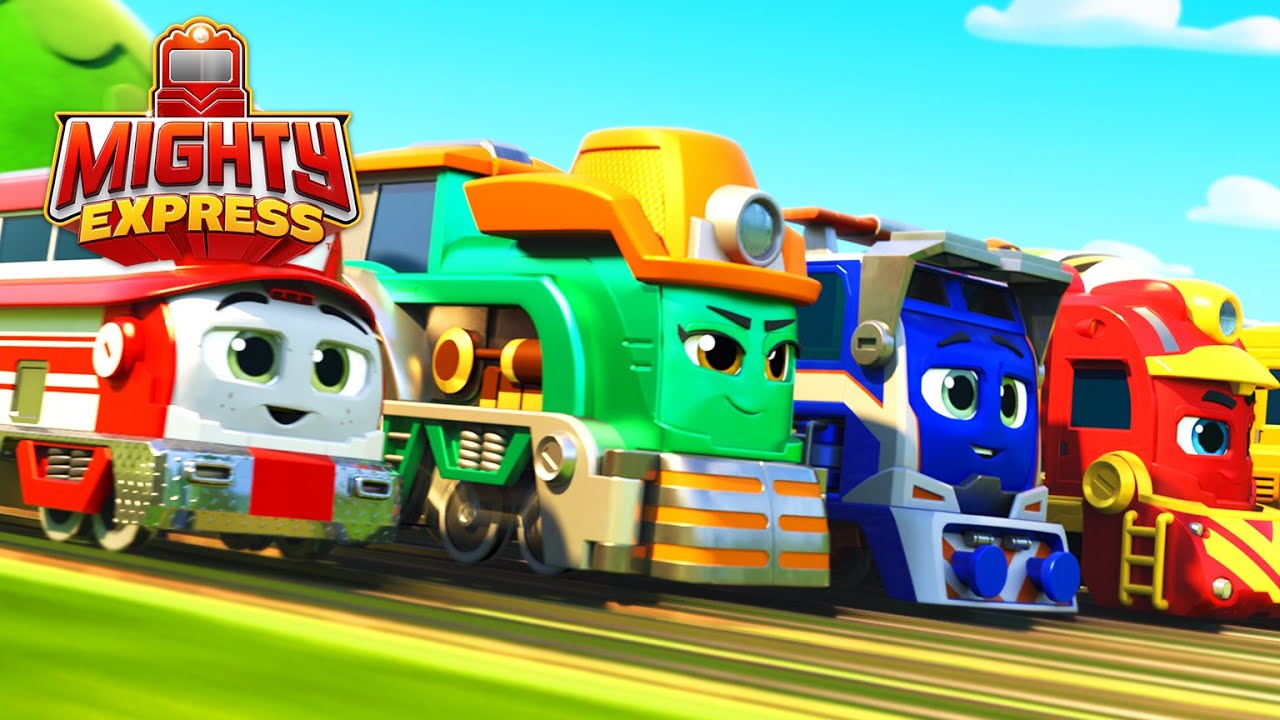 It's Mighty Time! 🚂 Mighty Express Theme Song 🚂 Mighty Express Official ...