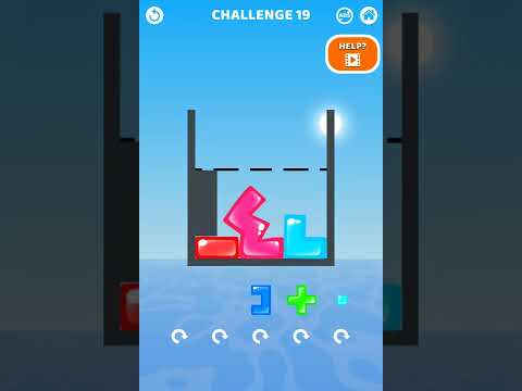 game Jelly Fill Challenge tetris level 17-20 easy fun relax game # ...