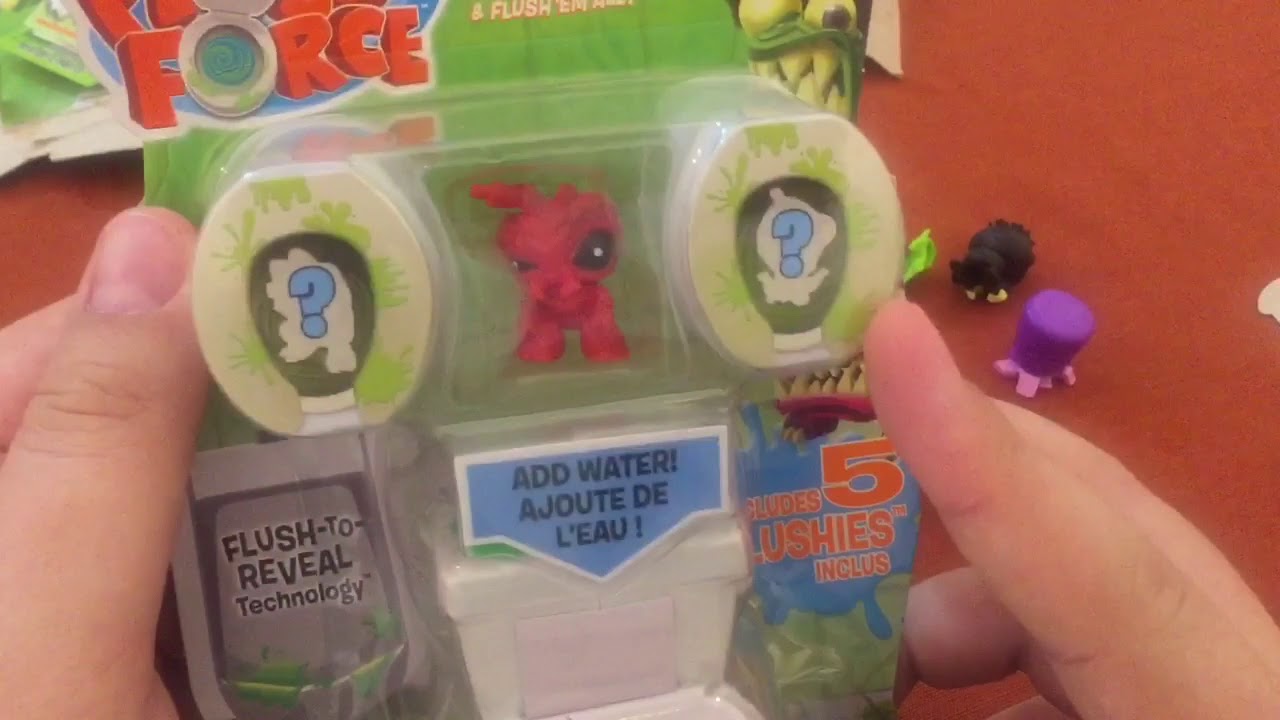Flush Force - Series 1 - 3x Five Packs! - YouTube