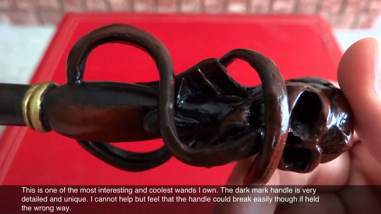 Noble Collection: Death Eater Swirl Wand - YouTube