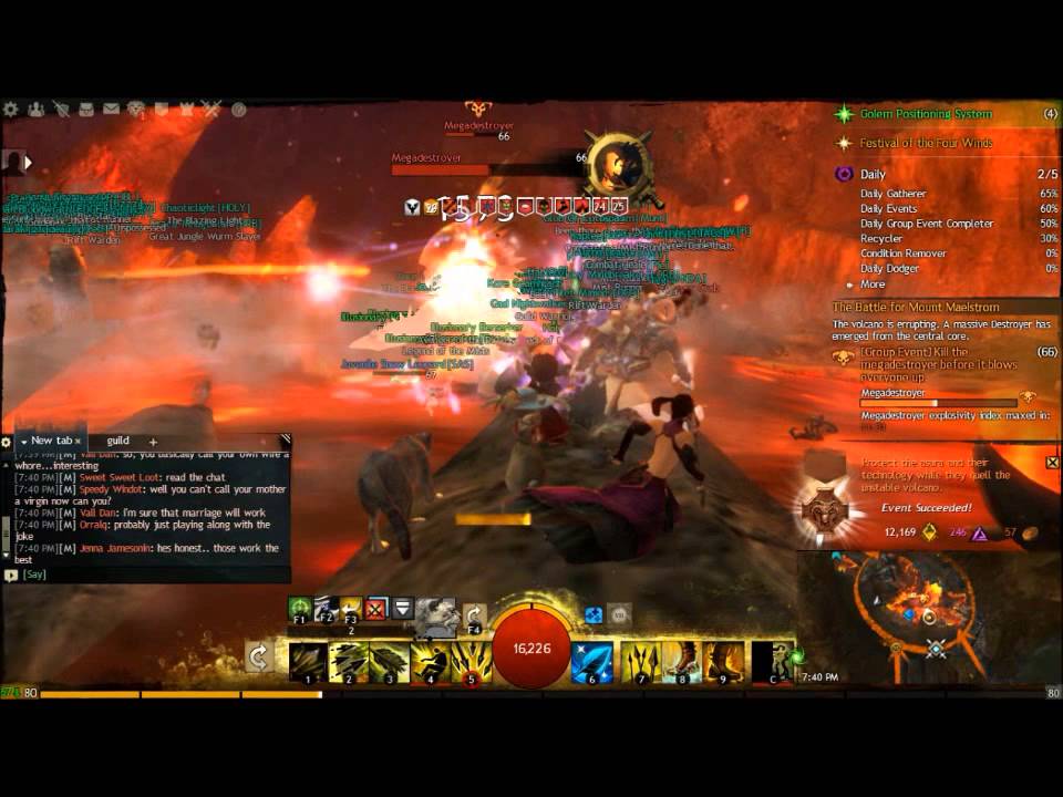 mega volcano champ GW2 - YouTube