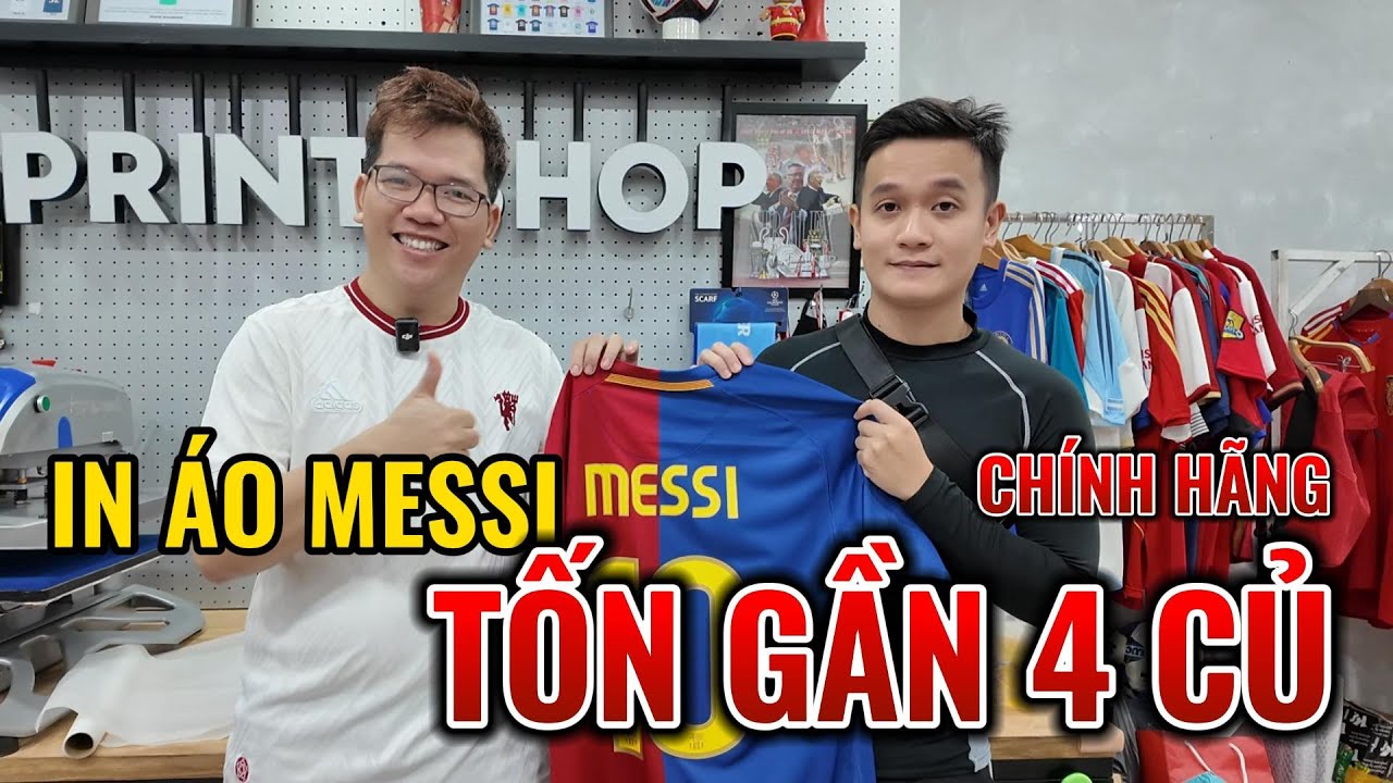 In tên số áo Messi 10 Barcelona 2009 chính hãng, tổng cả áo & in mất ...