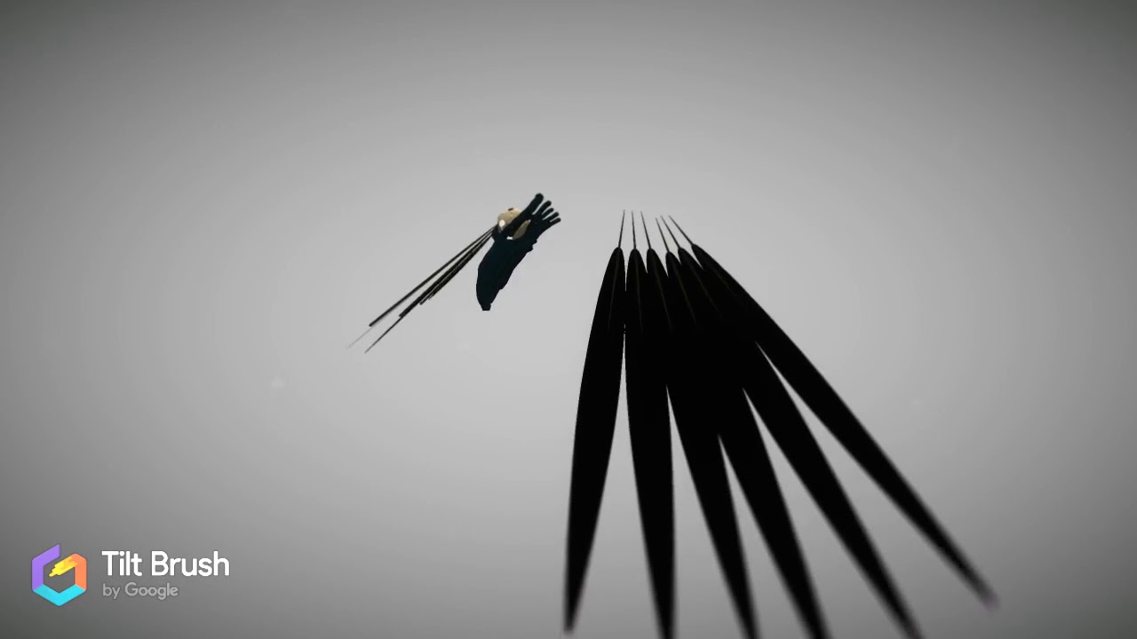 VR 3-D sketch -CROWMEN- - YouTube