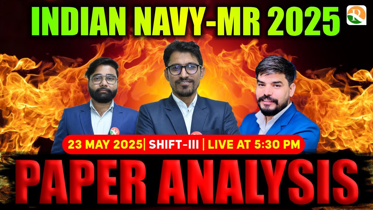 Navy MR Paper Review 2025 // Navy MR Paper Solution 2025 // Navy MR 22 ...