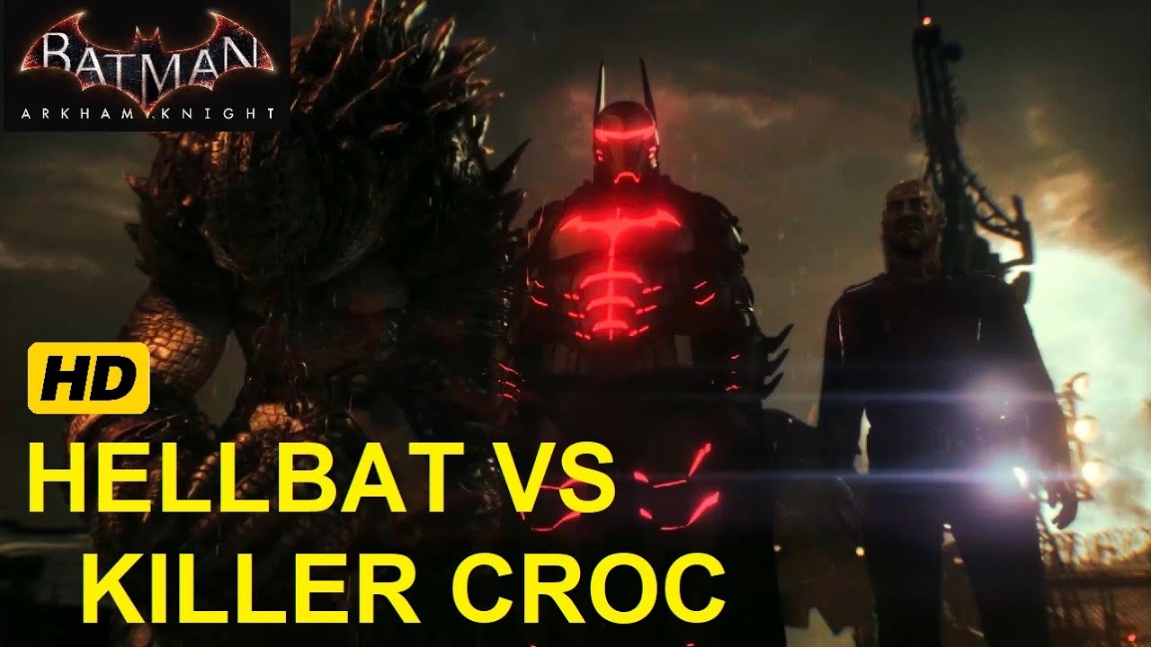 Hellbat vs Killer Croc//El Cocodrilo Asesino - YouTube