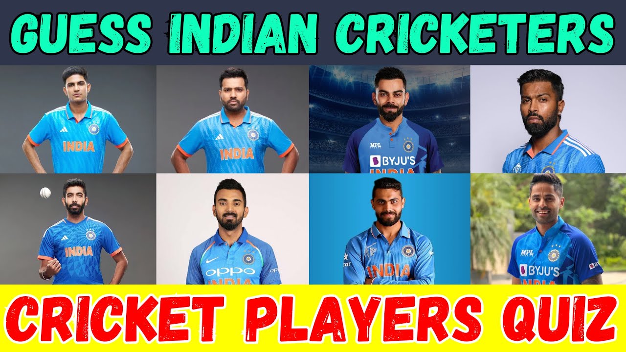 🏏 Guess Indian Cricket Players Quiz | Cricket Quiz | Multiverse Quiz 😎 ...