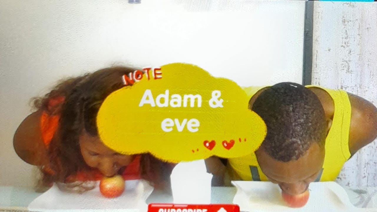 Big Apple eating contest @MegandGee785 - YouTube