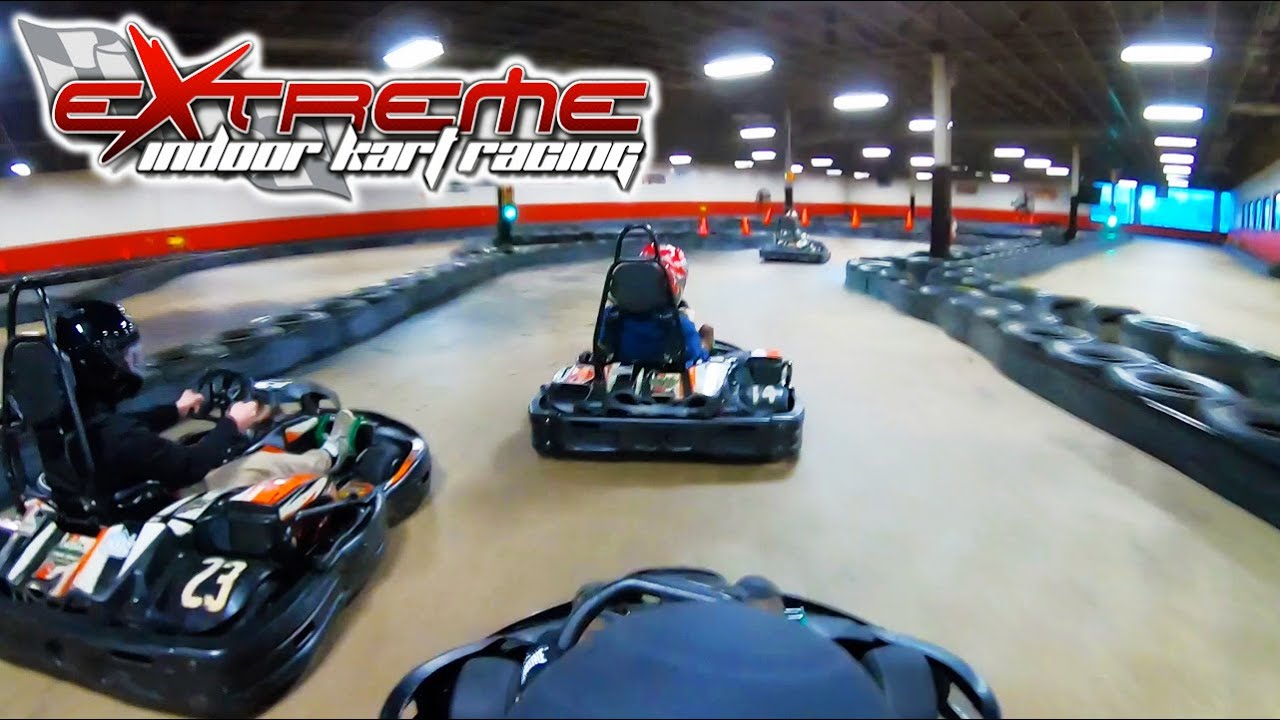 Go-Karting + Drifting at Extreme Indoor Kart Racing | Clio, MI - YouTube
