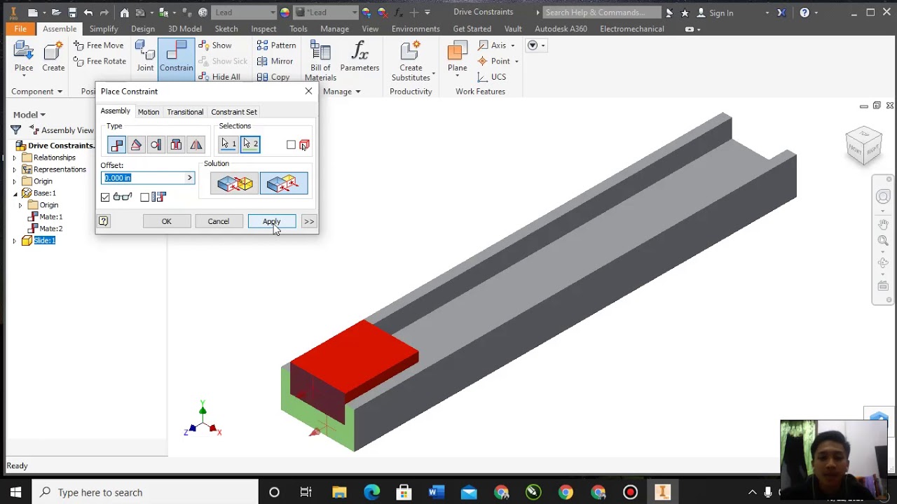 Membuat Animasi Prinsip Kerja Slider dengan menggunakan Autodesk ...