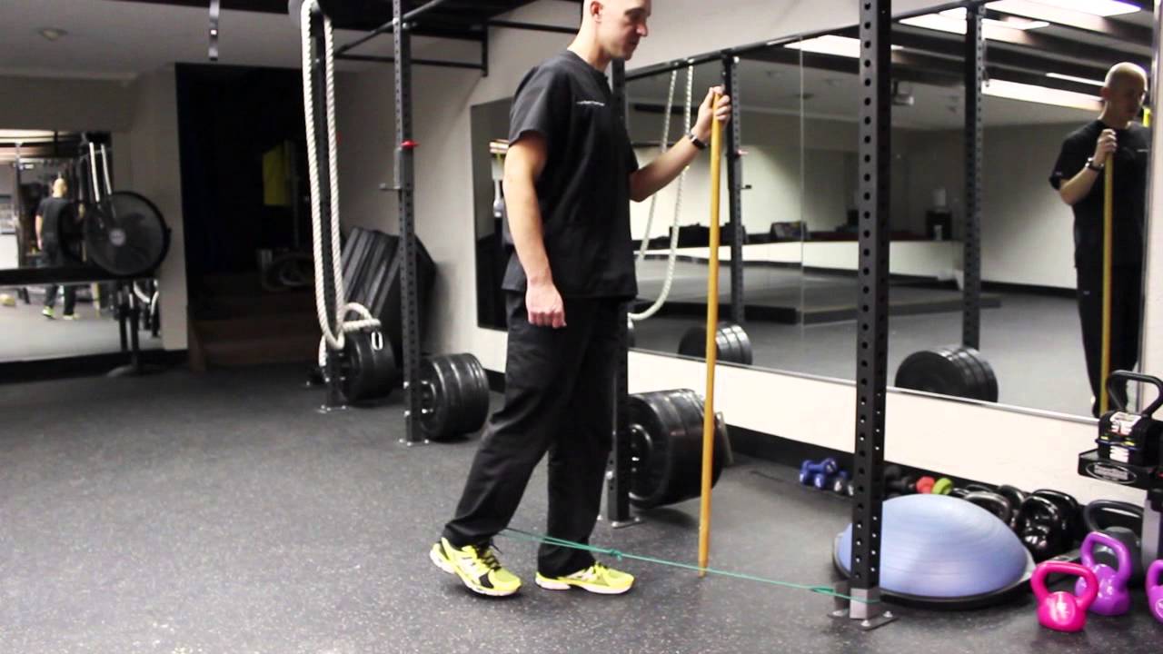 Resisted Hip Extension Excercise by Mike Syska, PT - YouTube