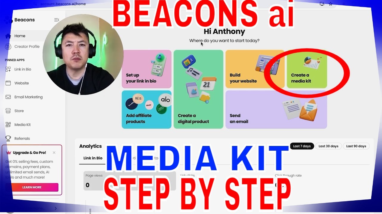 How To Download Media Kit PDF In Beacons AI 🔴 - YouTube
