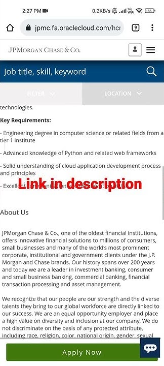 Jp morgan| python developer| tier 1 college - YouTube