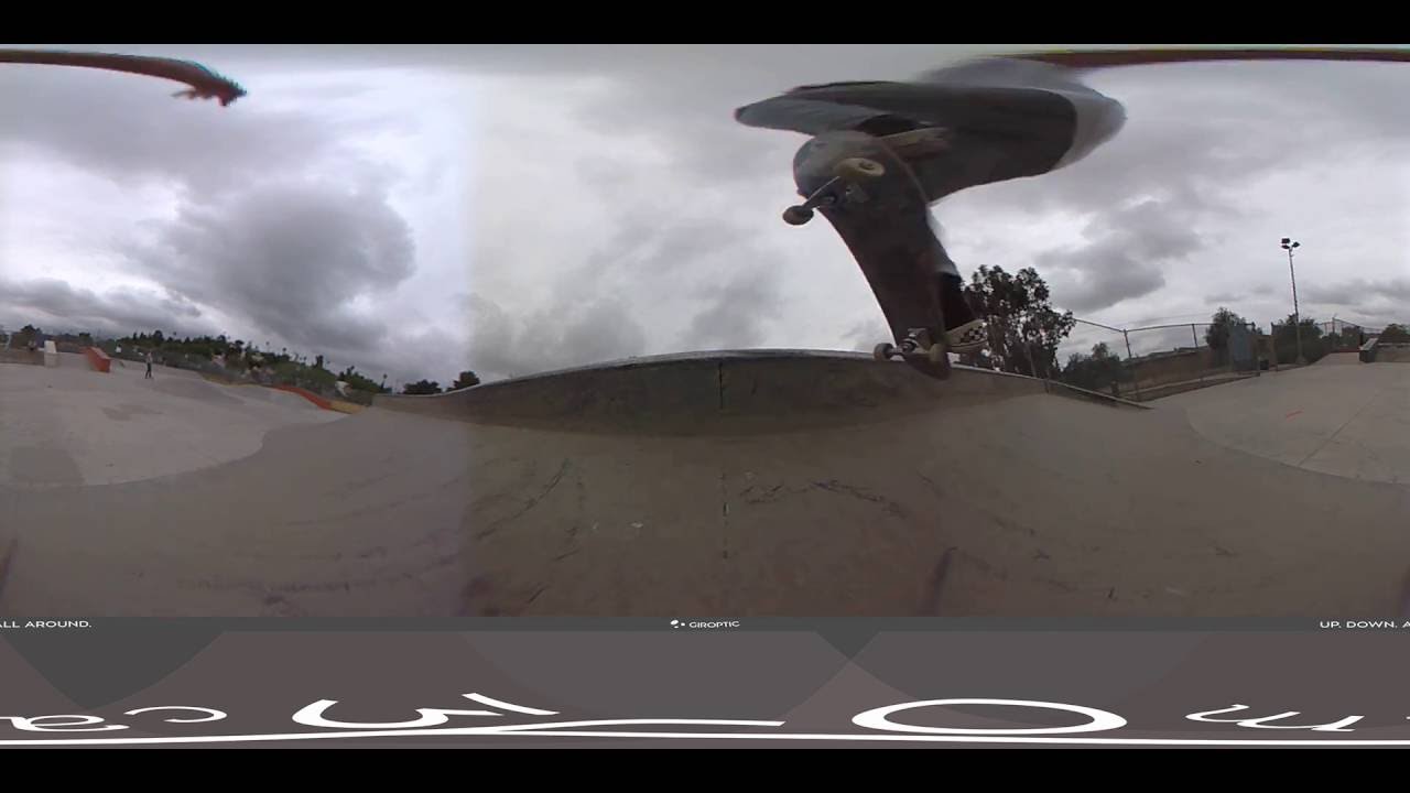 Heslet VR Camera Test 2 - Sunday Skateboarding - FS Tailslide by Billy ...