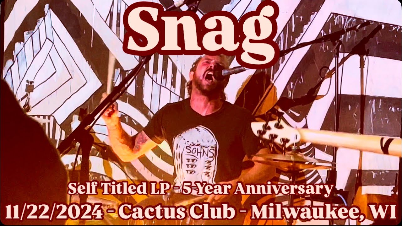 SNAG - Full Set (Live) - 11/22/24 - Self-Titled LP 5-Year Anniversary ...