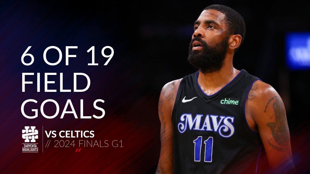 Kyrie Irving 6 of 19 field goals vs Celtics 2024 Finals G1 - YouTube
