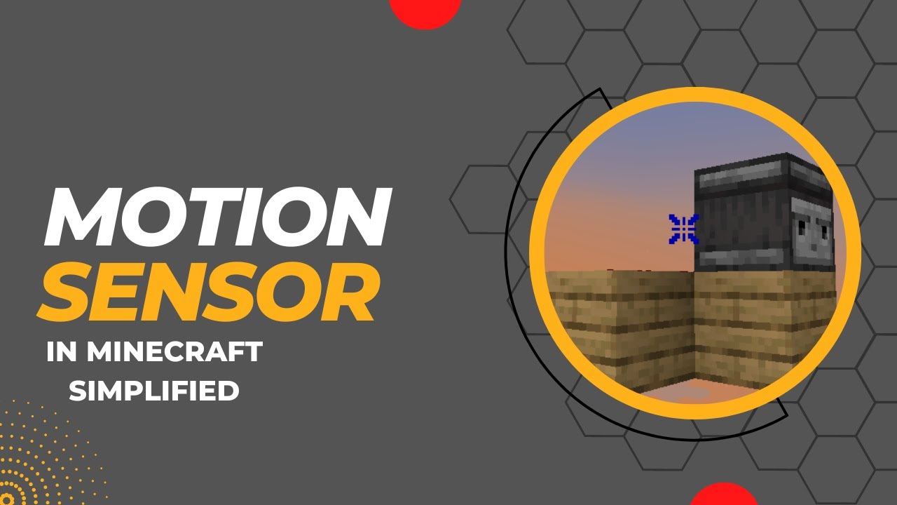 Motion Sensor in Minecraft - How to Setup & Use It - YouTube