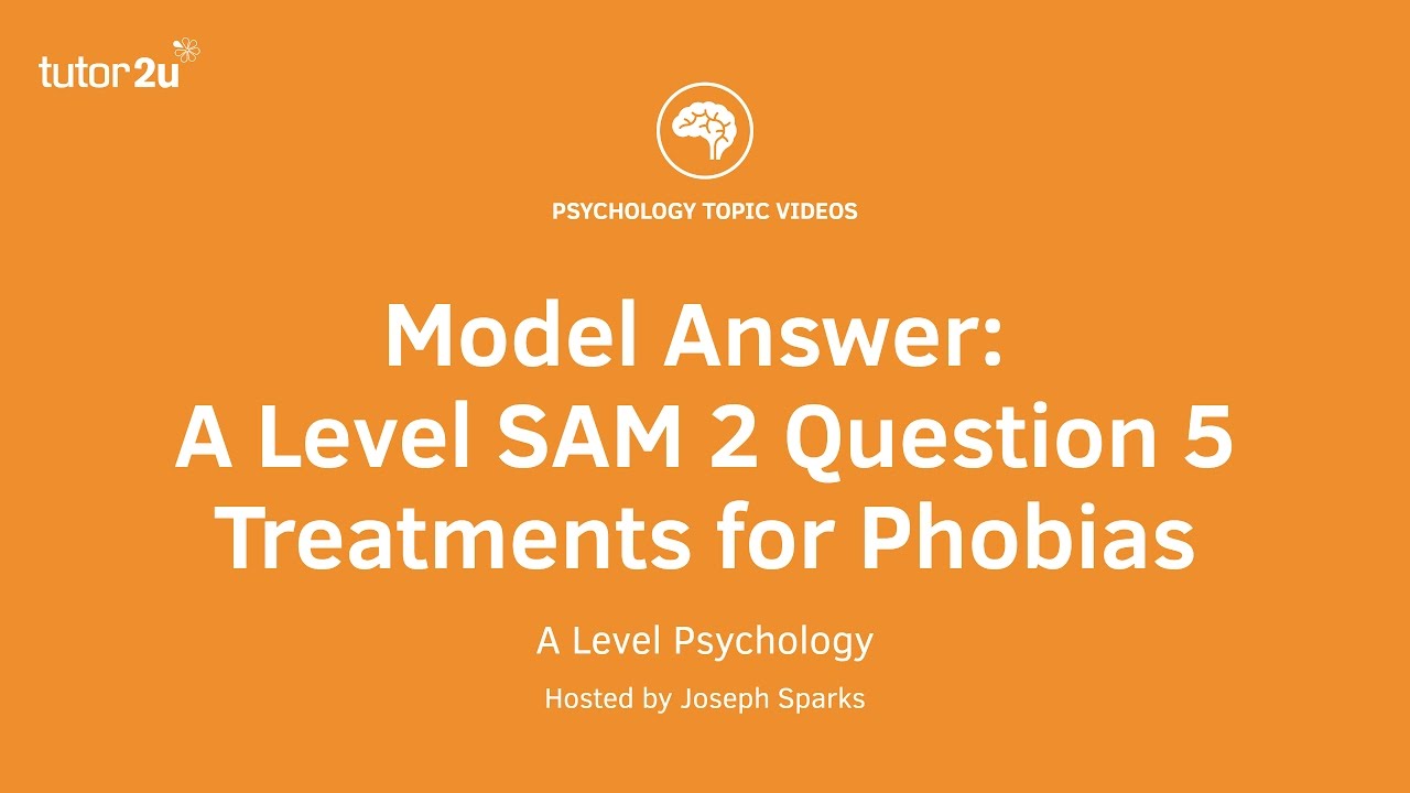 Psychology Model Answer: A Level SAM 2 Question 5 Treatments for ...