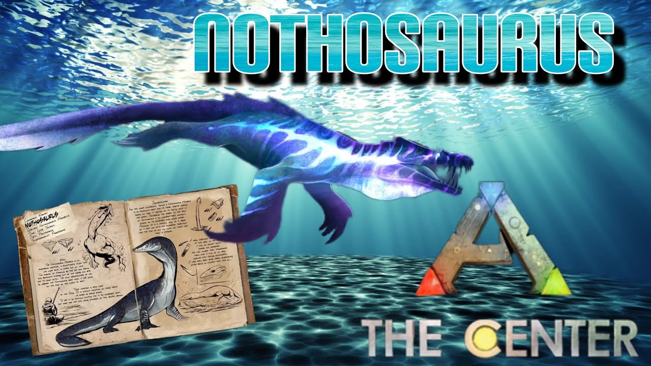 NOTHOSAURUS dossier dino finalista Ark Ascended The Center - YouTube