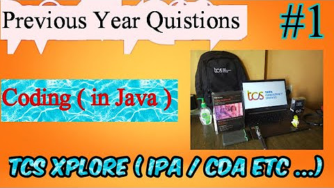 TCS IPA coding problem Set - YouTube