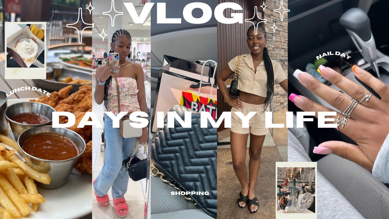 Vlog Days In My Life Lots Of Shopping And Hauls Grwm Lunch Date
