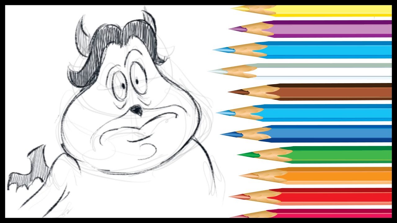 How to draw PAIN from HERCULES - YouTube