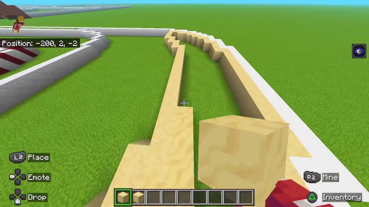 Minecraft Race Track - YouTube