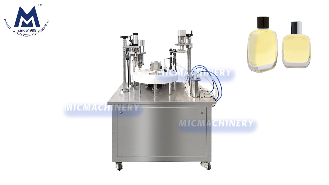 Semi Automatic Perfume Filling Machine: how to fill perfume into ...