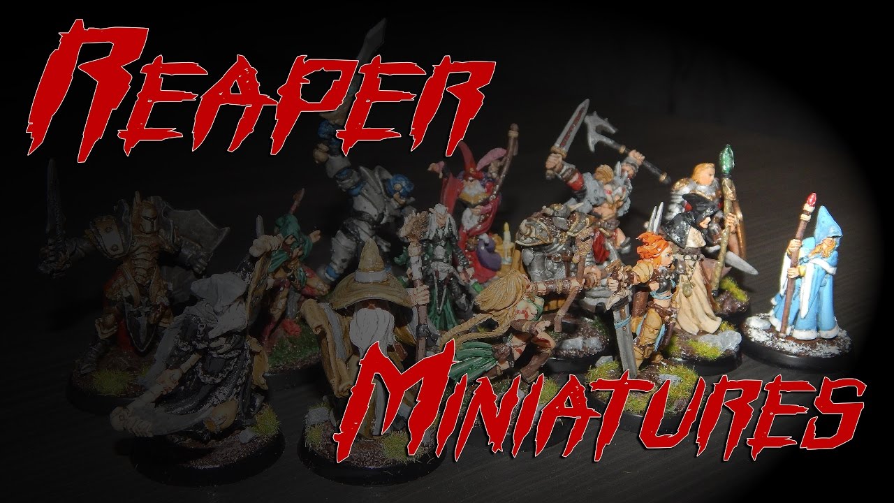 Reaper miniatures 2013 painted by Jocinetu - YouTube