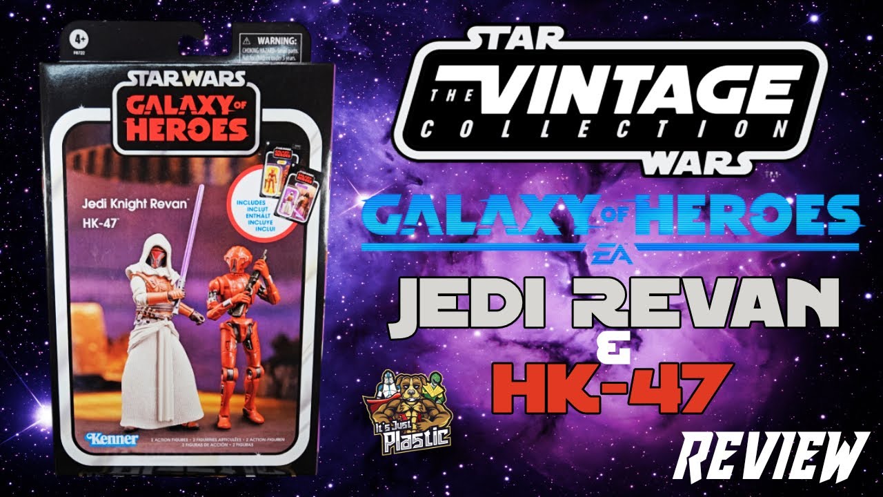 Star Wars TVC Vintage Collection Jedi Knight Revan VC306 & HK-47 VC305 ...