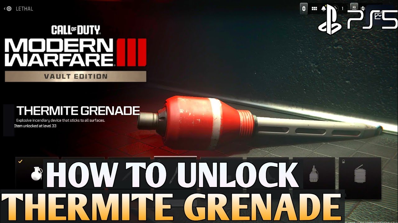 How to Unlock Thermite Grenade MODERN WARFARE 3 Thermite Grenade | MW3 ...