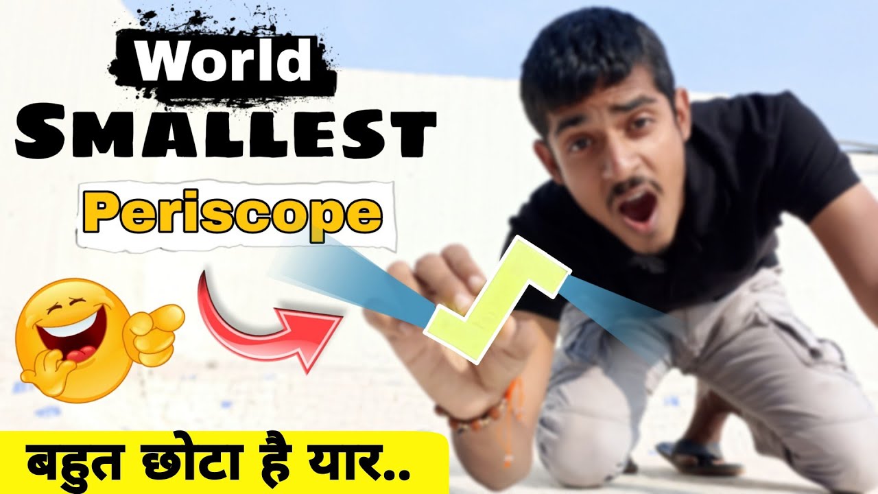 We Made World's smallest periscope Using paper | Never Seen Before ...