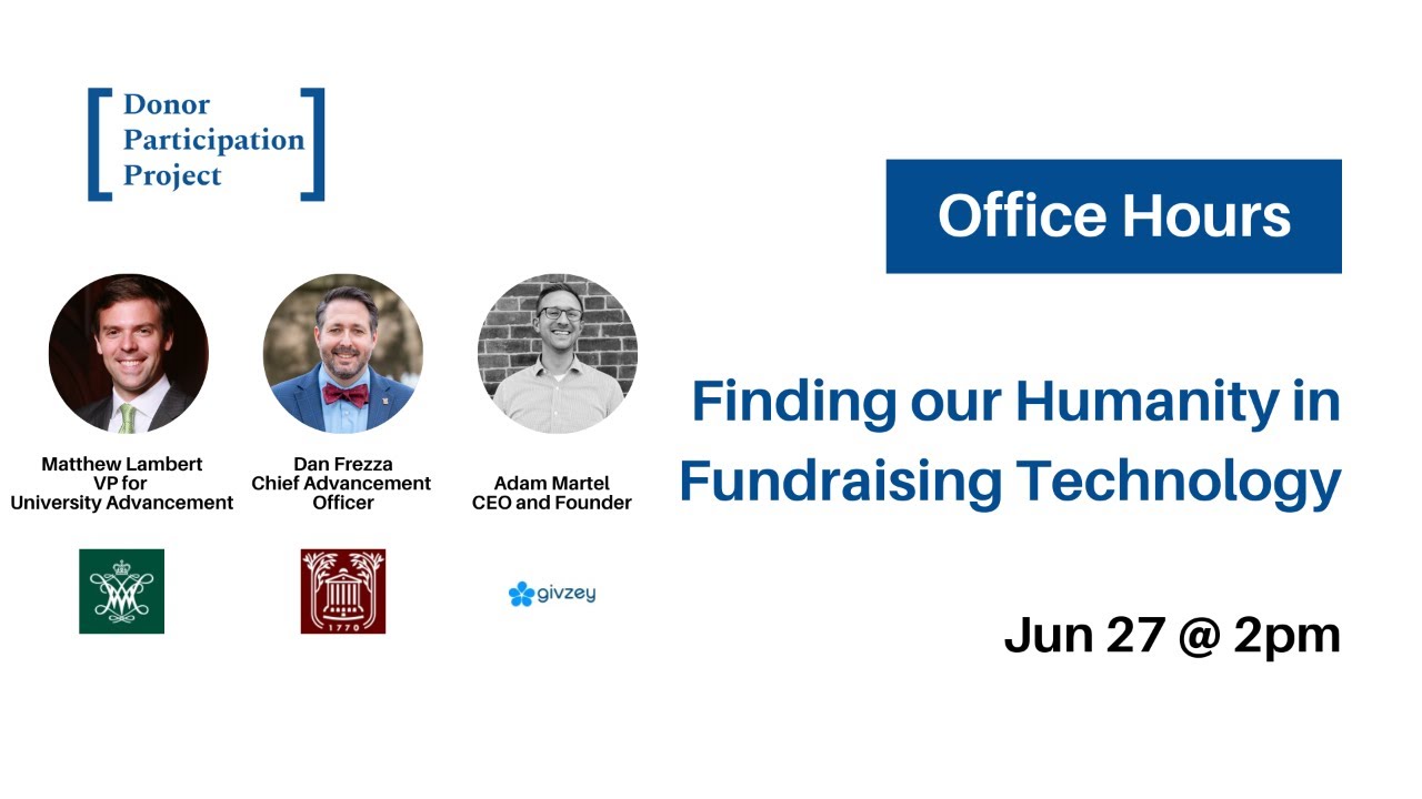 Finding our Humanity in Fundraising Technology - YouTube