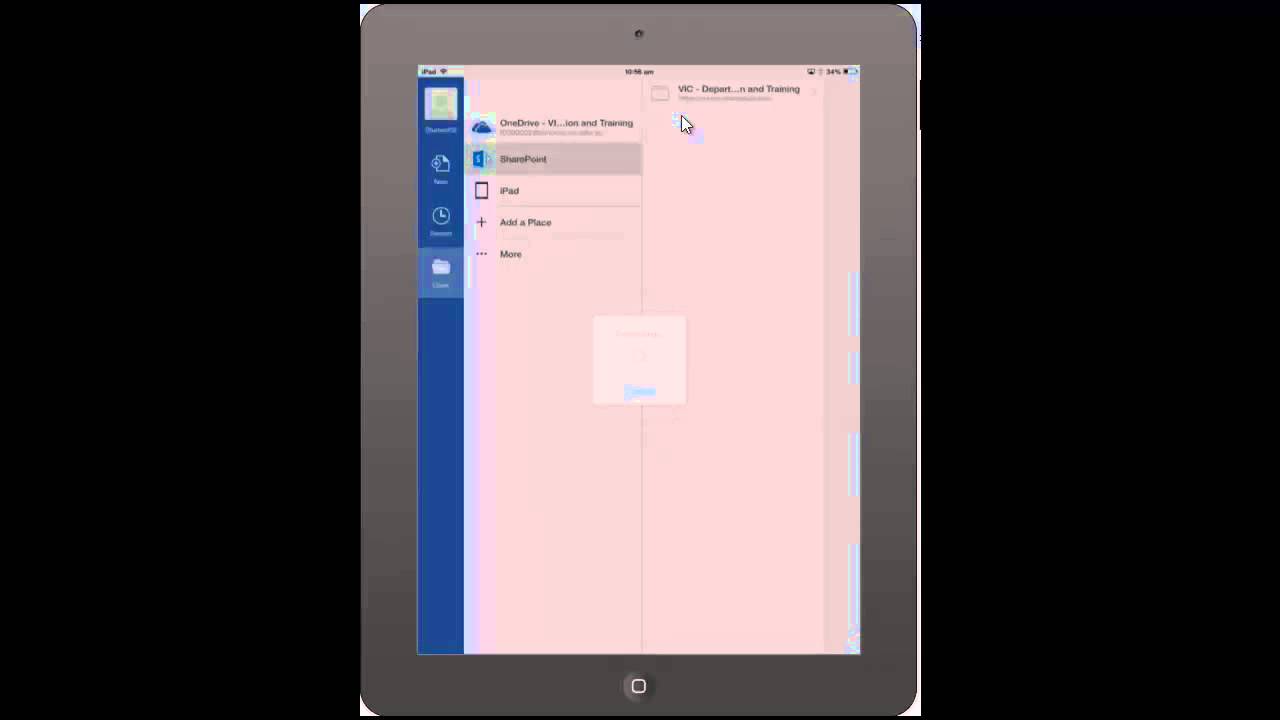 OneDrive 5.0.1 for iPad - YouTube