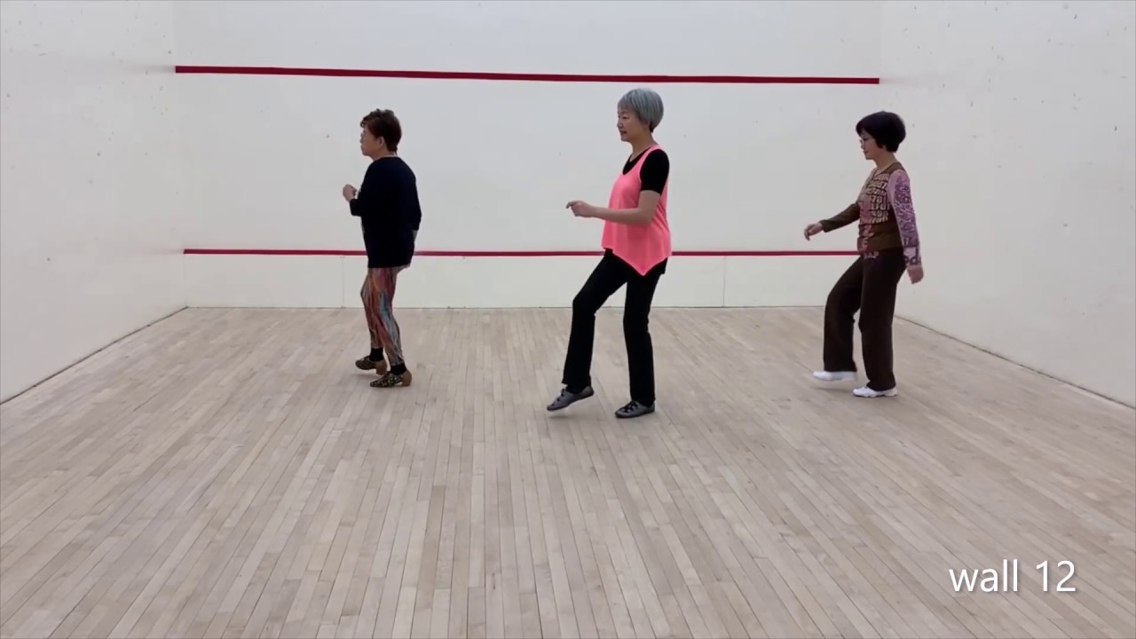 line dance demo - All About That Bass - YouTube